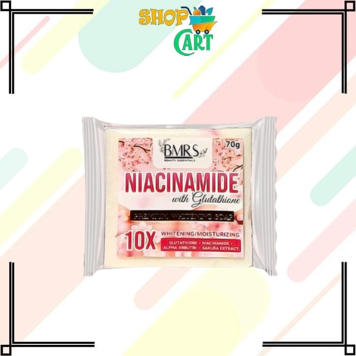 BMRS Niacinamide Soap with Glutathione Premium Whitening Soap Anti ...