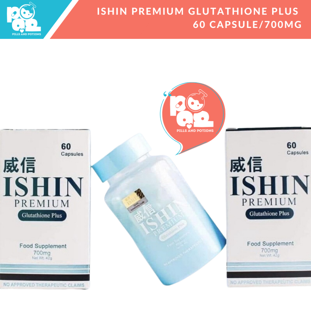 Pills & Potion Ishin Next Gen: 3x Whitening Glutathione Capsules 60's ...
