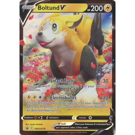 Boltund V - SWSH219 - Promo Pokemon Sword & Shield Promos | Shopee ...