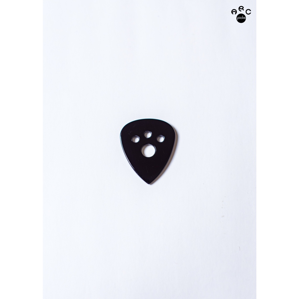 Arc Picks "Yin/Black" Series (Handmade Acrylic Guitar/Bass Plectrum ...