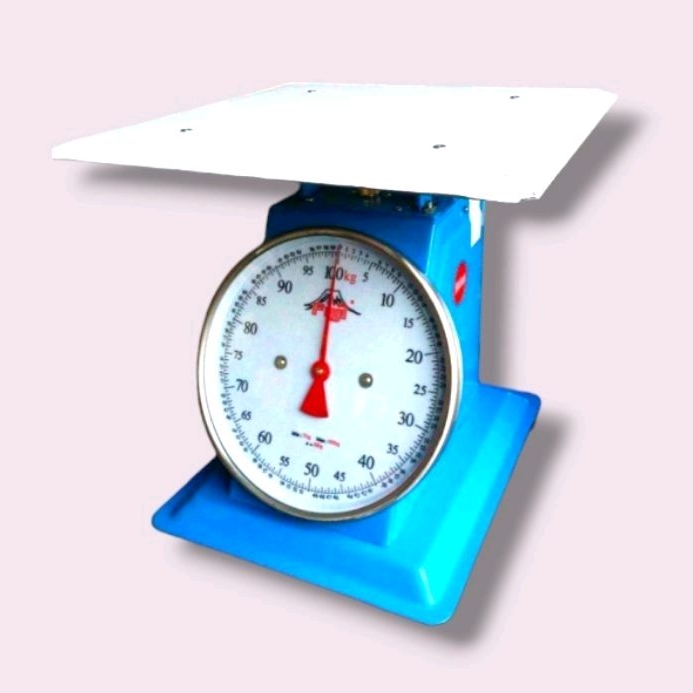 Fuji Weighing Scale Flat Pan Heavyduty 100kg 120kg or 150kg BLUE ...