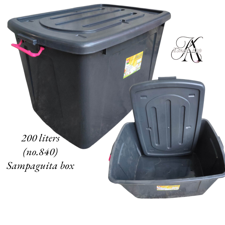 STORAGE BOX 200L (LARGE SIZE) SAMPAGUITA STORAGE BOX STOCK N0. 840 ...