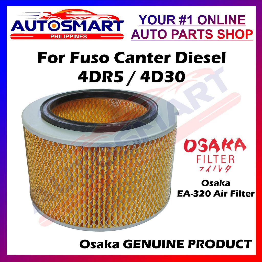 Osaka EA-320 Air Filter For Fuso Canter Diesel 4DR5 / 4D30 | Shopee ...