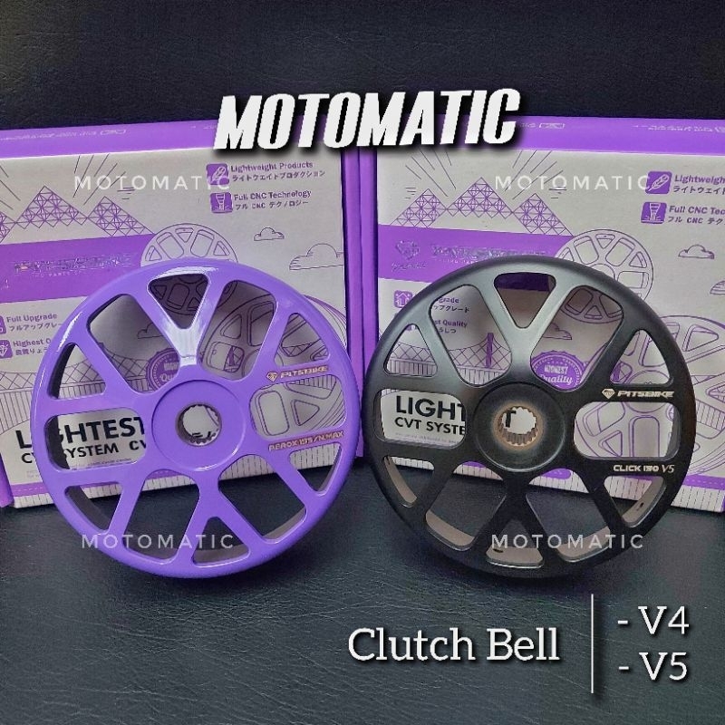 CLICK / AEROX / NMAX / MIO / M3 | Pitsbike Lighten Clutch Bell ( V4 ...