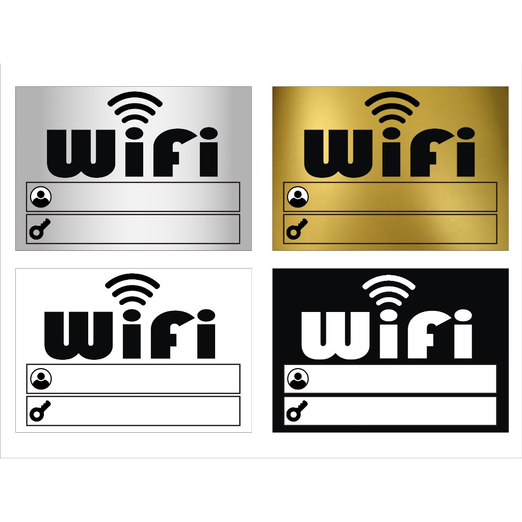 WIFI signages wall signages for Establishments etc. | Shopee Philippines