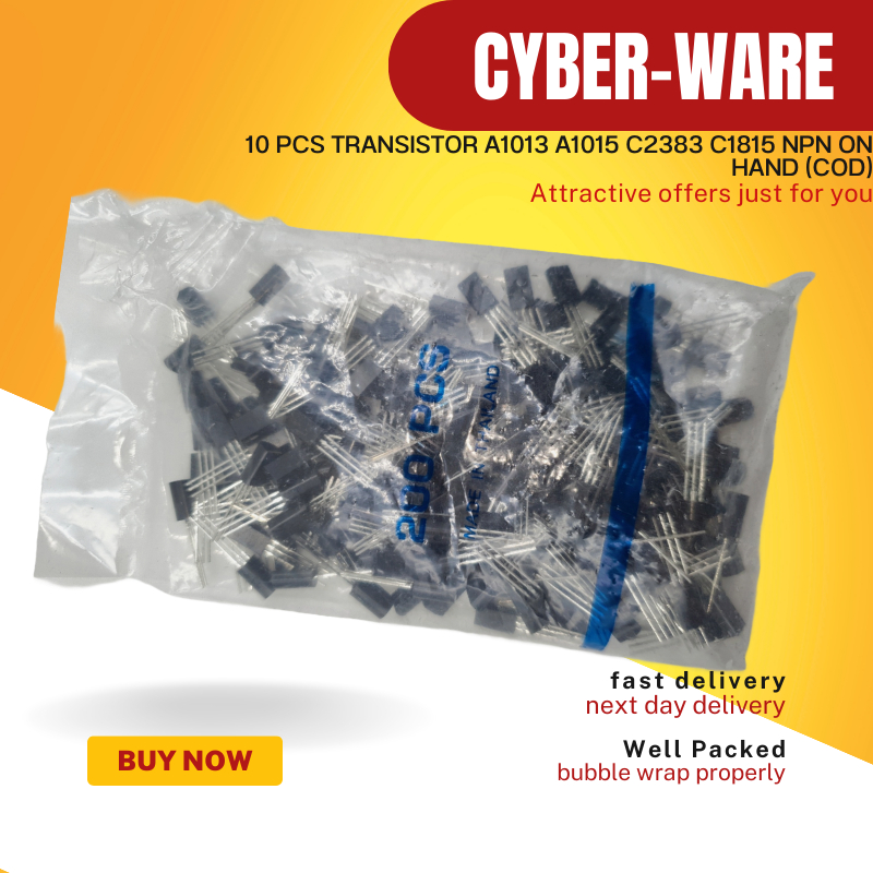 10 pcs Transistor A1013 A1015 C2383 C1815 NPN On Hand (COD) | Shopee ...