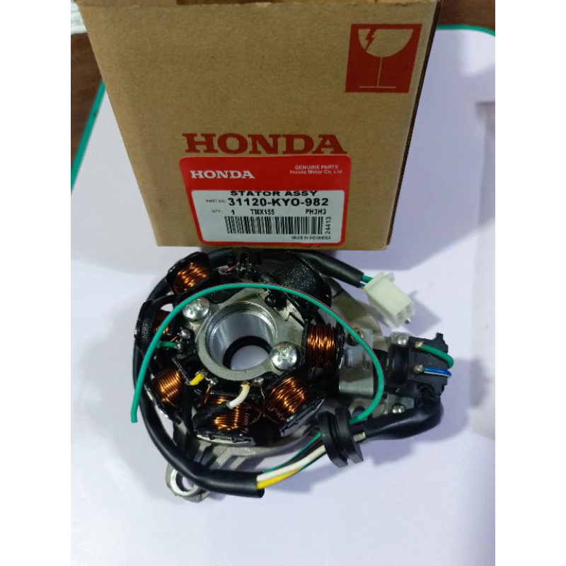 honda genuine tmx155 cdi type stator assy w/base | Shopee Philippines