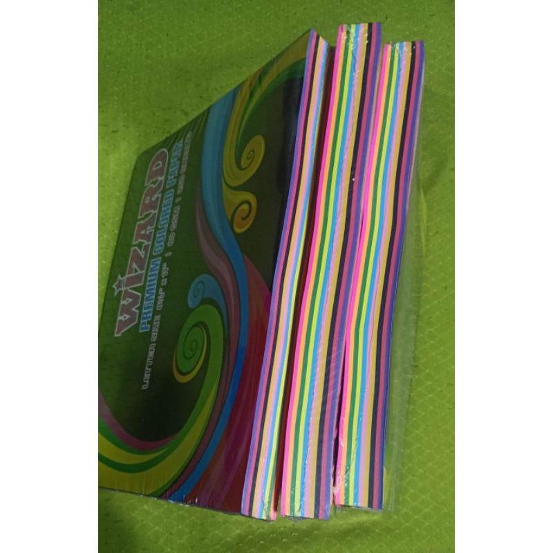 Colored Paper per Ream ( 250pc) assorted colors | Shopee Philippines