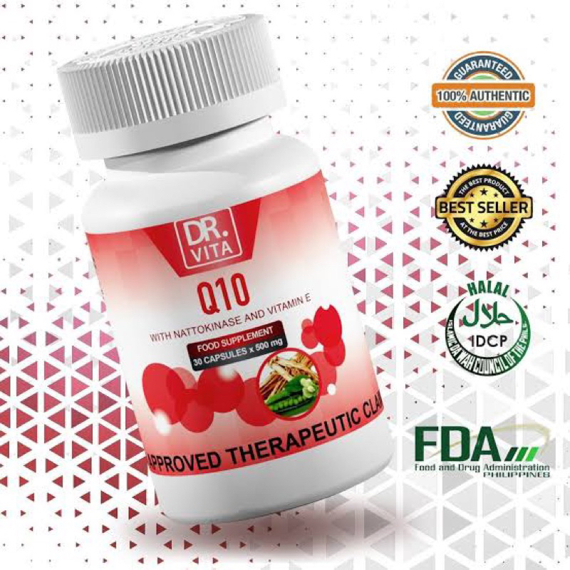 DR. VITA Q10 with Nattokinase and Vitamin E (100% AUTHENTIC) | Shopee Philippines