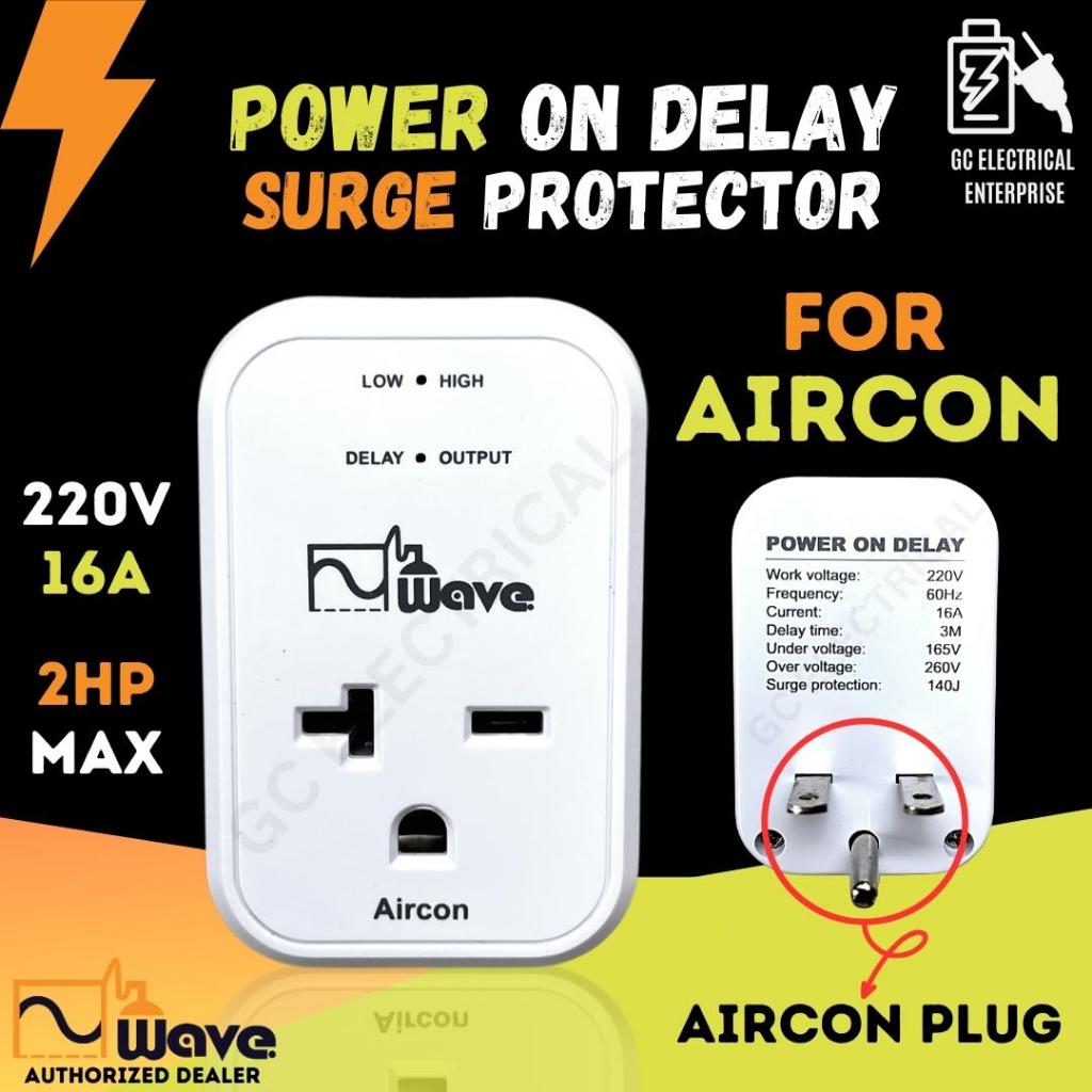 Wave AIRCON Power On Delay Surge Protector for Aircon 4000w 16A (WPD ...