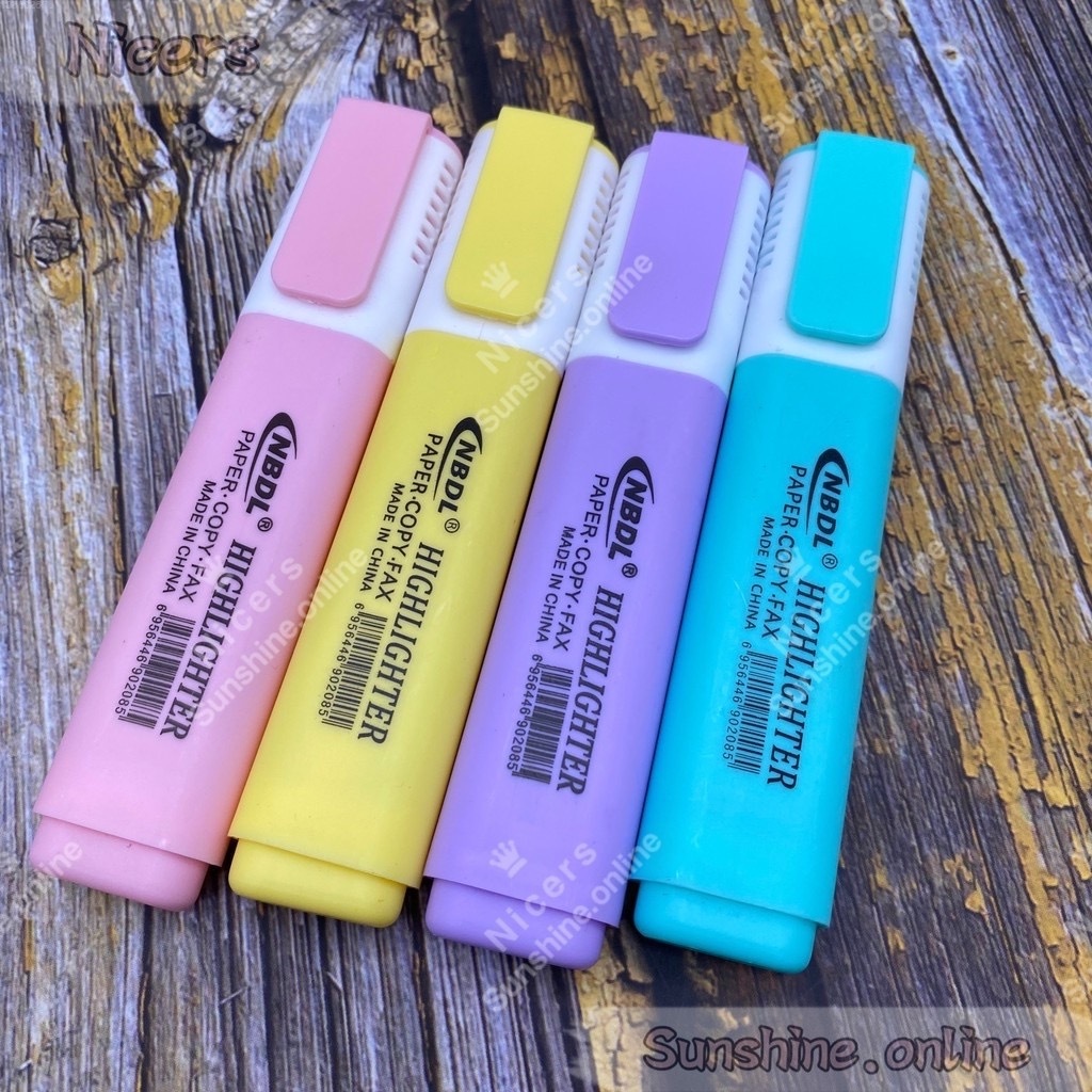 Highlighter Pen Pastel Morandi BrightColor Ink Highlighter Markers ...