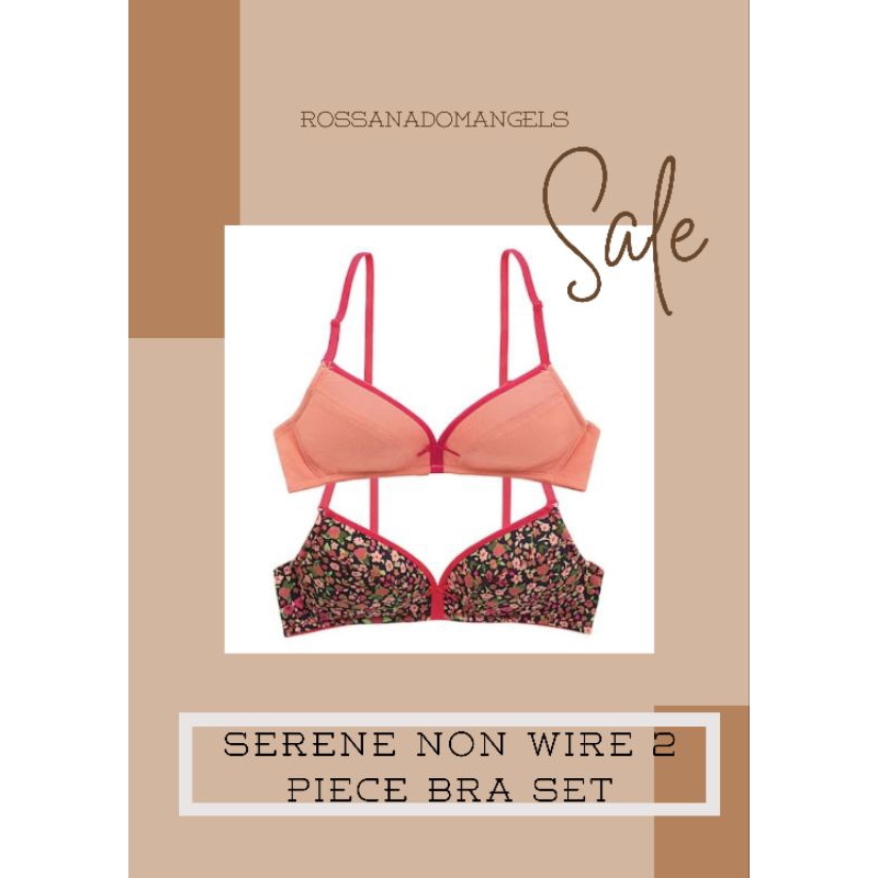 Avon serene 2 pc non wire bra set | Shopee Philippines