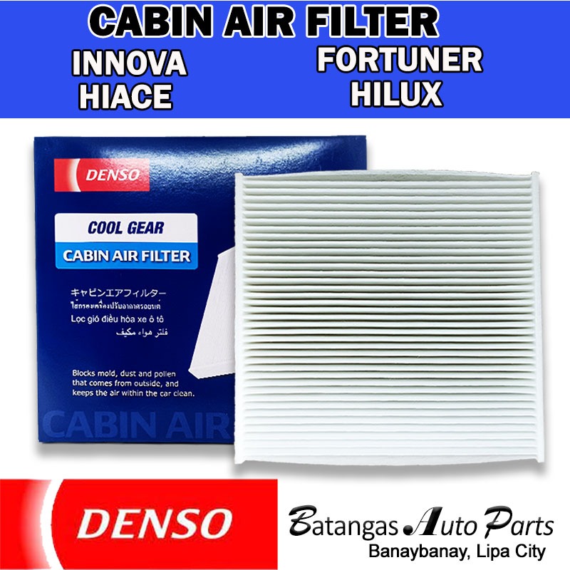 DENSO CABIN AIR FILTER TOYOTA INNOVA HILUX HIACE FORTUNER 1KD 2KD ...