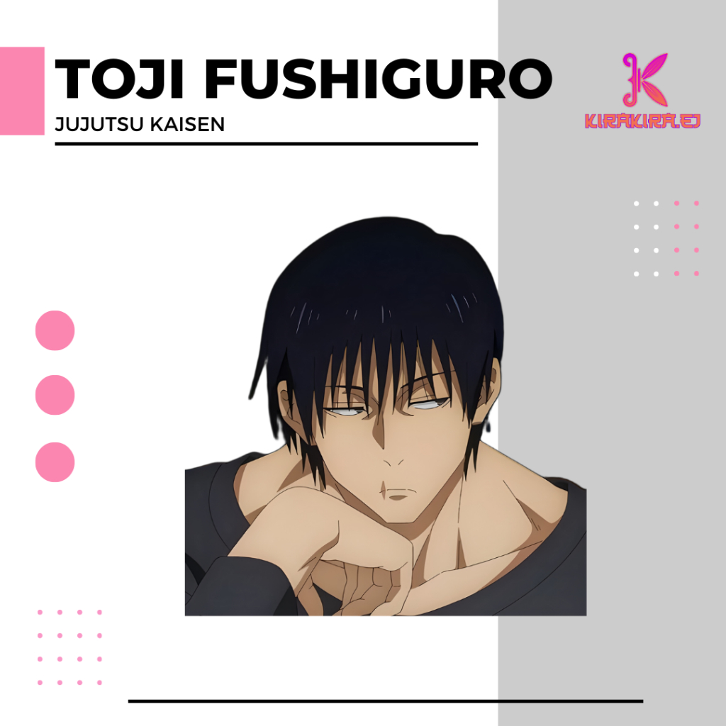 STICKER Toji Fushiguro Jujutsu Kaisen Waterproof Vinyl Anime Sticker ...