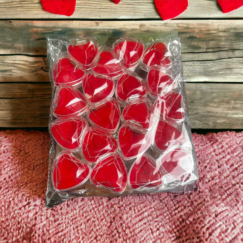 Heart Shaped Acrylic Box pack of 20 | Shopee Philippines