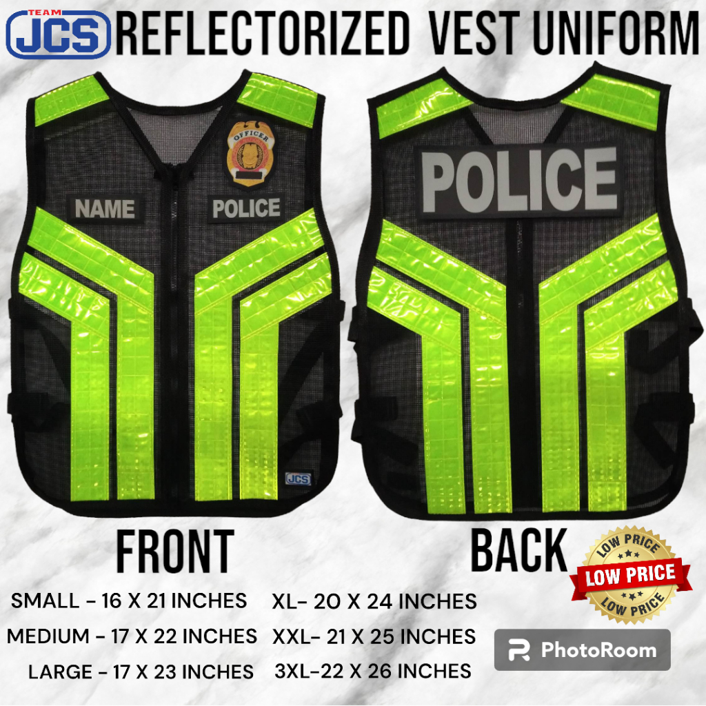 Assorted vest uniform reflectorized | Shopee Philippines
