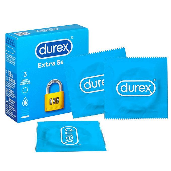 Durex Extra Safe Condoms Pack of 3s | Shopee Philippines