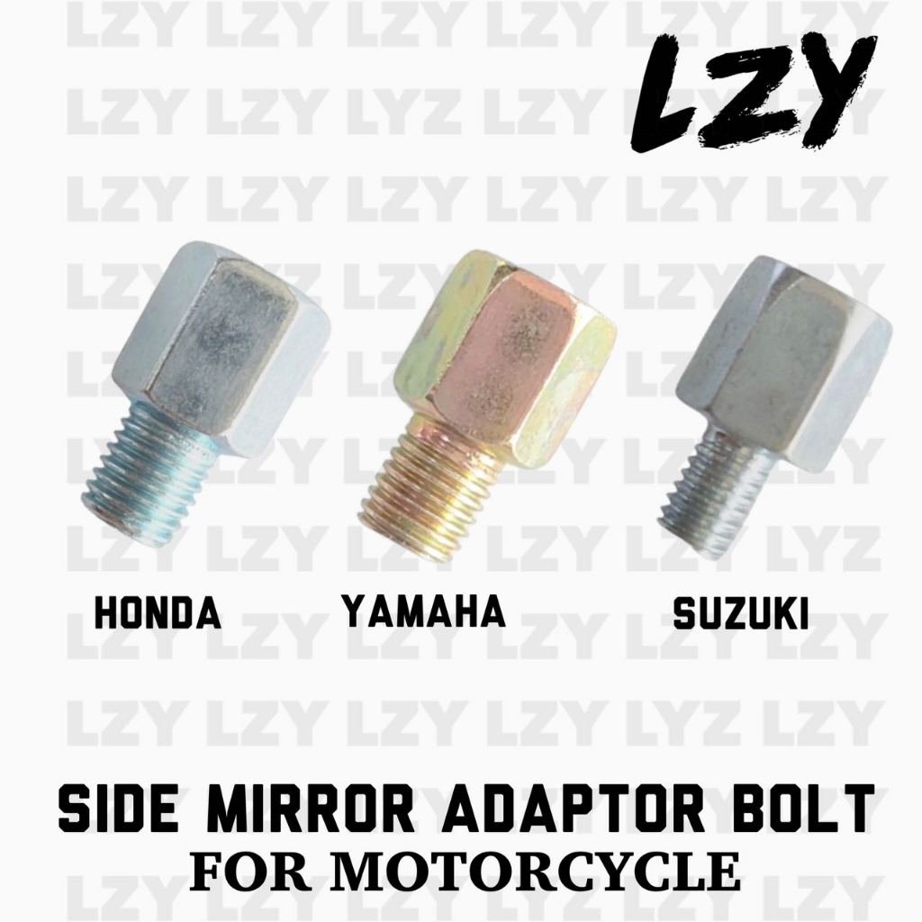 LZY Side Mirror Adaptor Bolt Alloy Screw Nut for Motorcycle Accessories ...