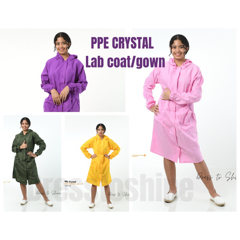 Fashion PPE Crystal Lab Coat Uniform Isolation Gown Lab Gown Unisex ...