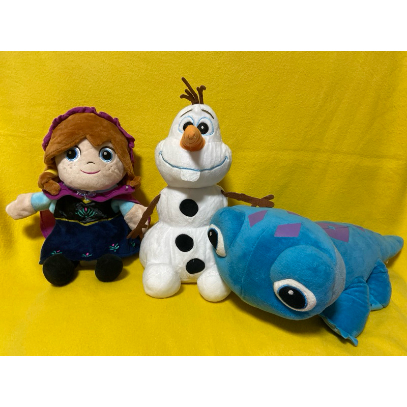 Frozen Elsa 12” , Olaf 11”, Bruni (Lizard) 17” Stuffed Toy Bundle of 3 ...