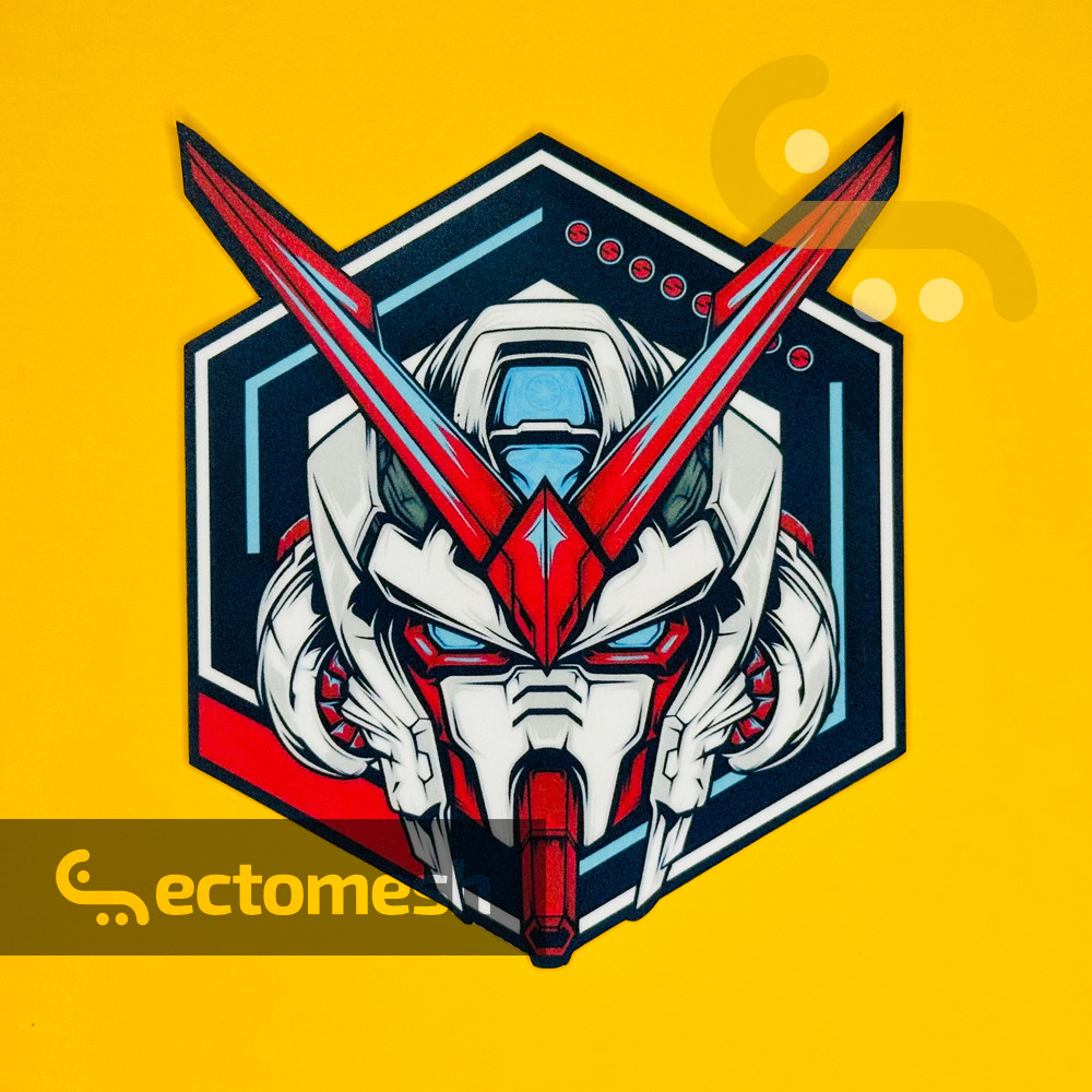Gundam Astray Red Badge - Car Motorcycle Vinyl Sticker by EctoMesh ...
