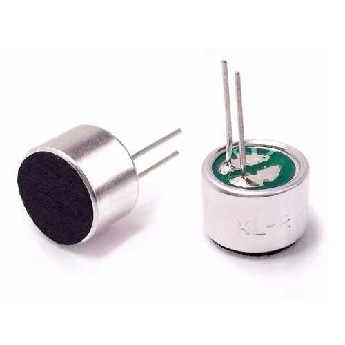 Electret Microphone mini Mic 2pin Ø9.7mm x 6.7mm Omnidirectional ...
