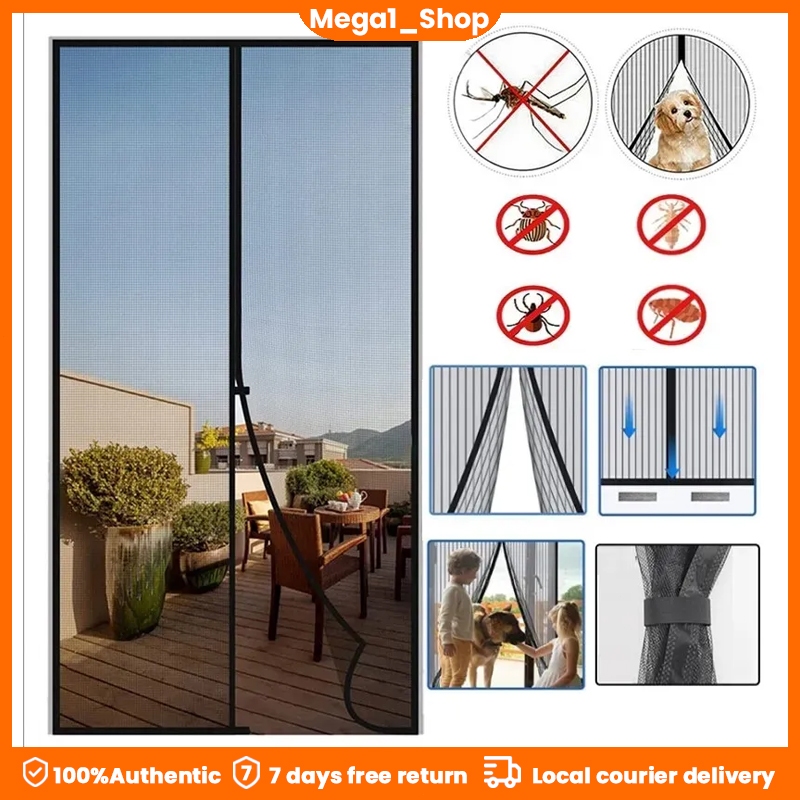 Magnetic Mosquito Net Magic Mesh Magnetic Mosquito Door Automatic ...