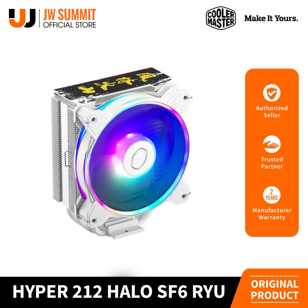 Cooler Master Hyper 212 Halo Ryu Street Fighter 6 Edition ARGB Cooling ...