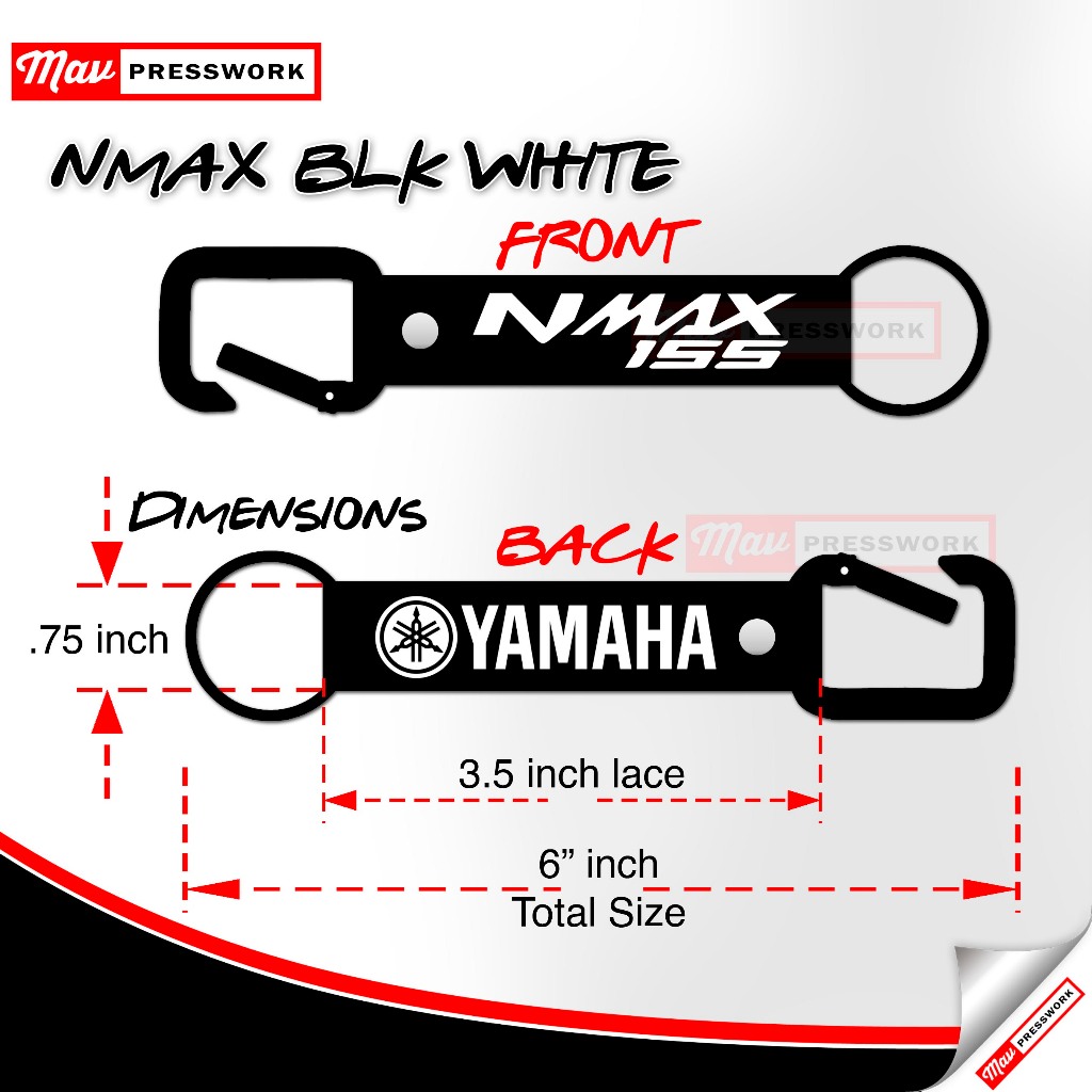 YAMAHA NMAX Keylace / Keychain / Keyholder / Lace | Shopee Philippines