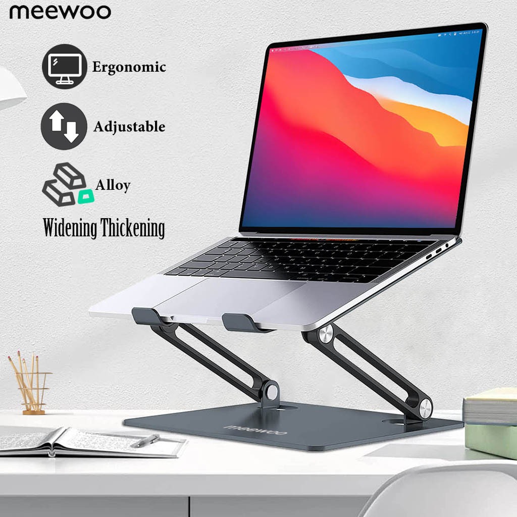 Meewoo Laptop Stand Adjustable Aluminum Alloy Laptop Stand Tablet Stand ...