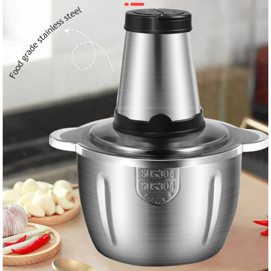 ICON 2L Stainless Steel Meat Grinder, Home Cooking Machine Multi ...