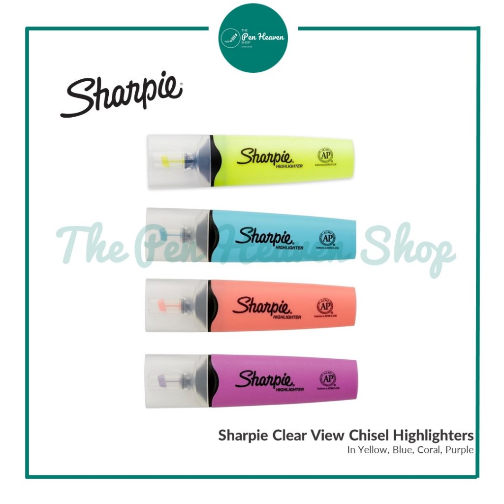 Sharpie Clear View Chisel Highlighters | Shopee Philippines