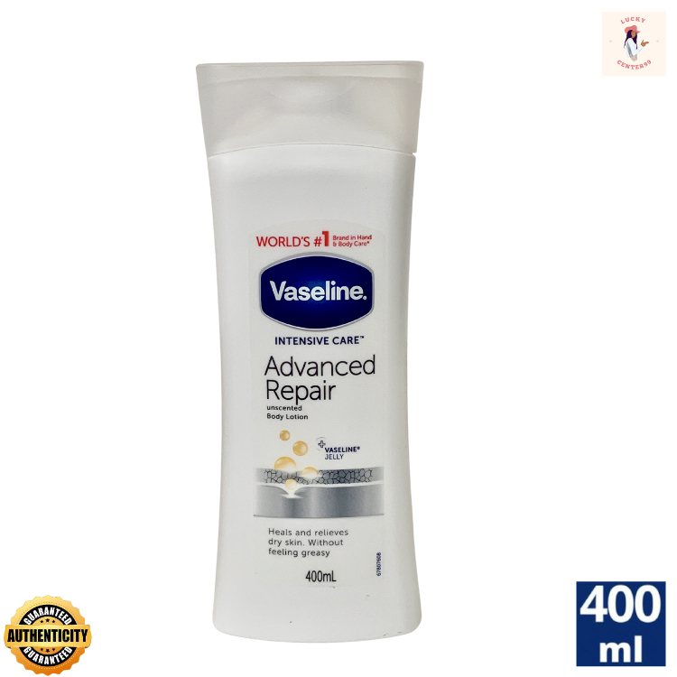 Vaseline Intensive Care Advanced Repair Fragrance Free Lotion Imported ...