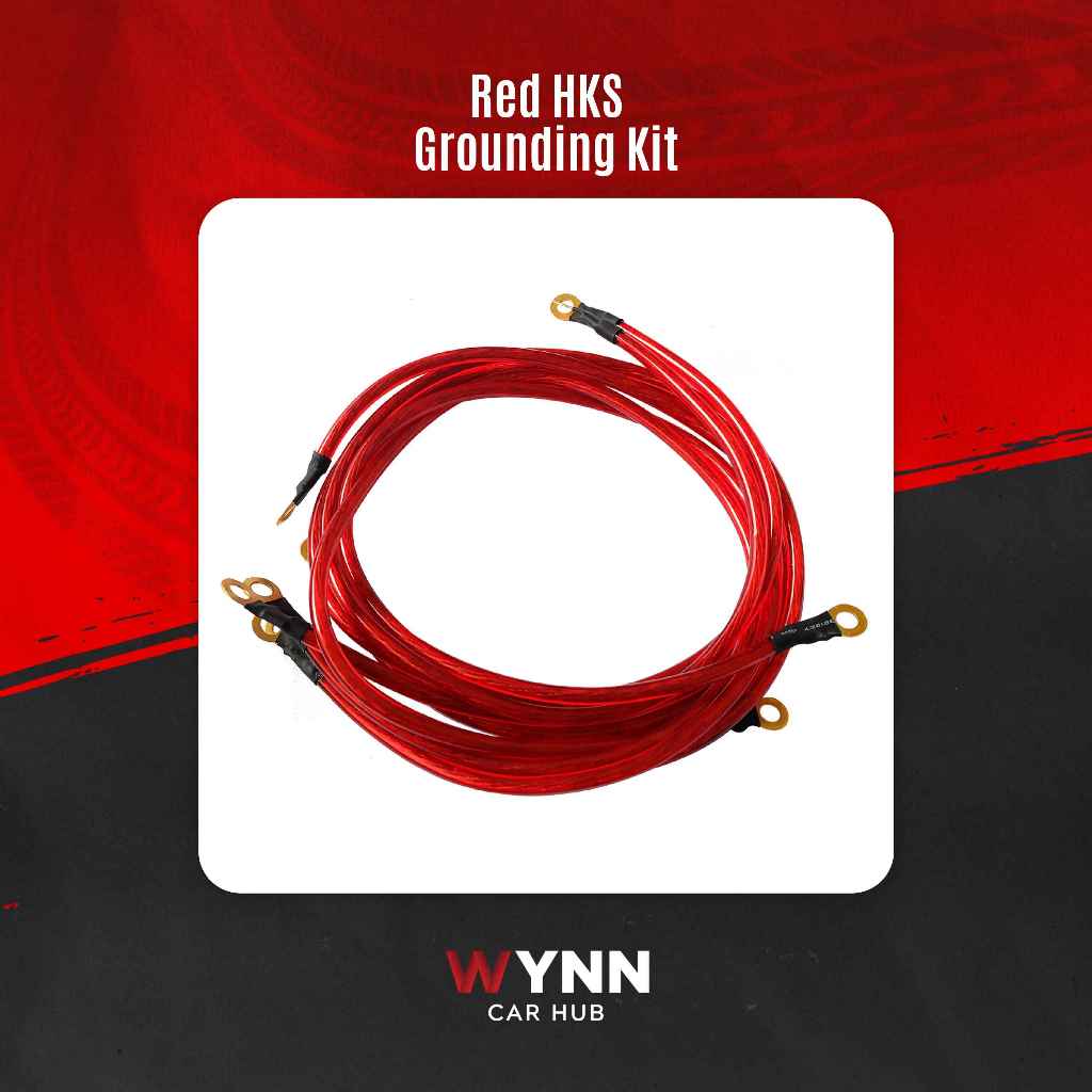 Red HKS Grounding Kit | Shopee Philippines