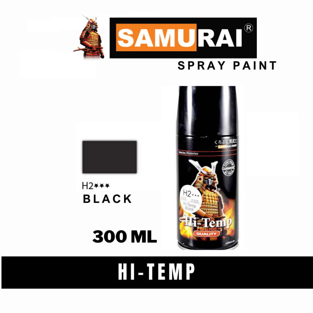 SAMURAI HI-TEMP BLACK (300ml) | Shopee Philippines