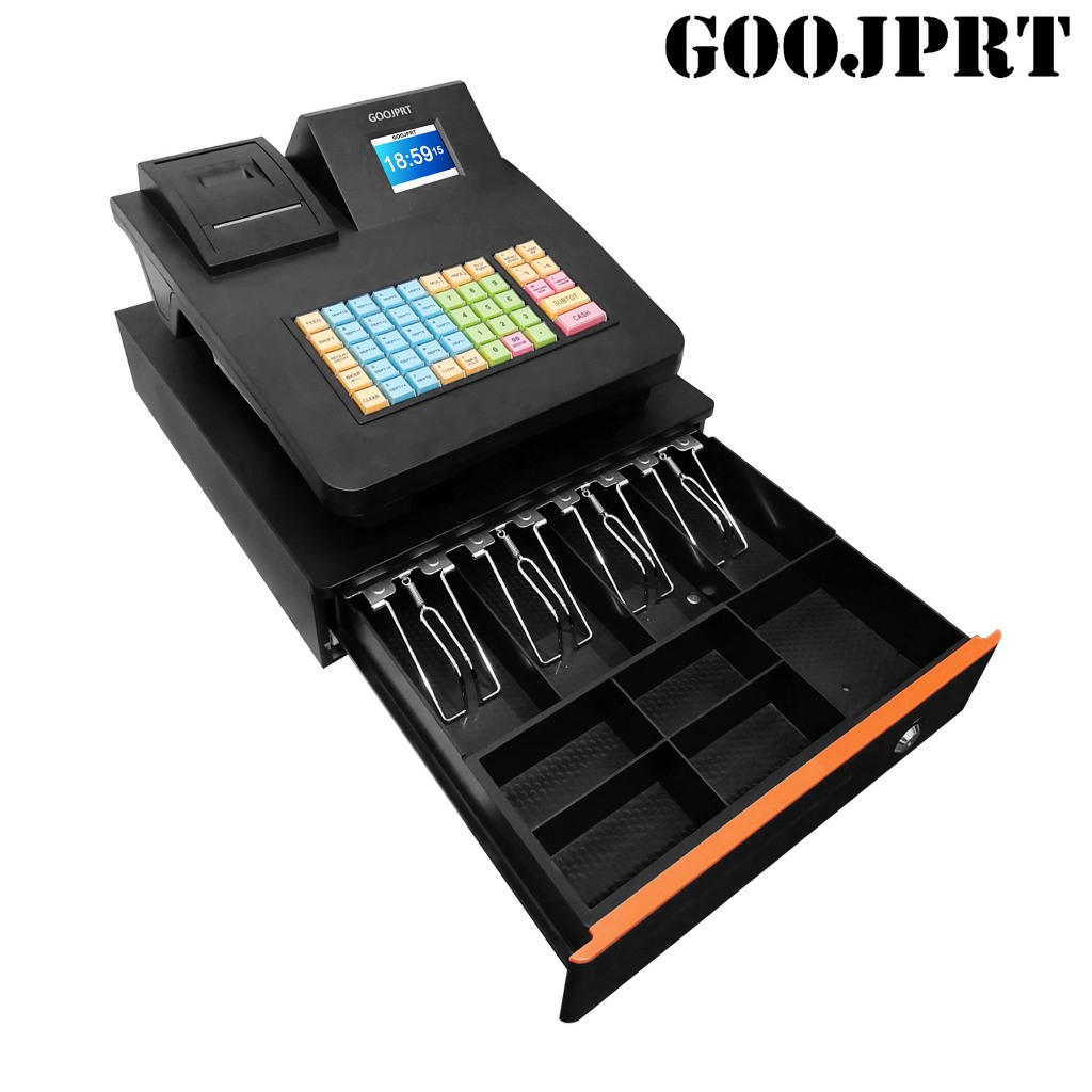 GP-686A POS System Electronic Cash Register with Thermal Printer & Cash ...