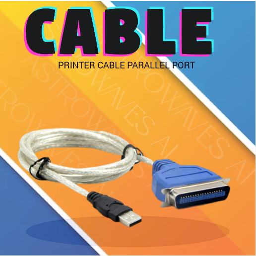Parallel Port Printer cable Conversion 1.8meter and USB printer Cable ...