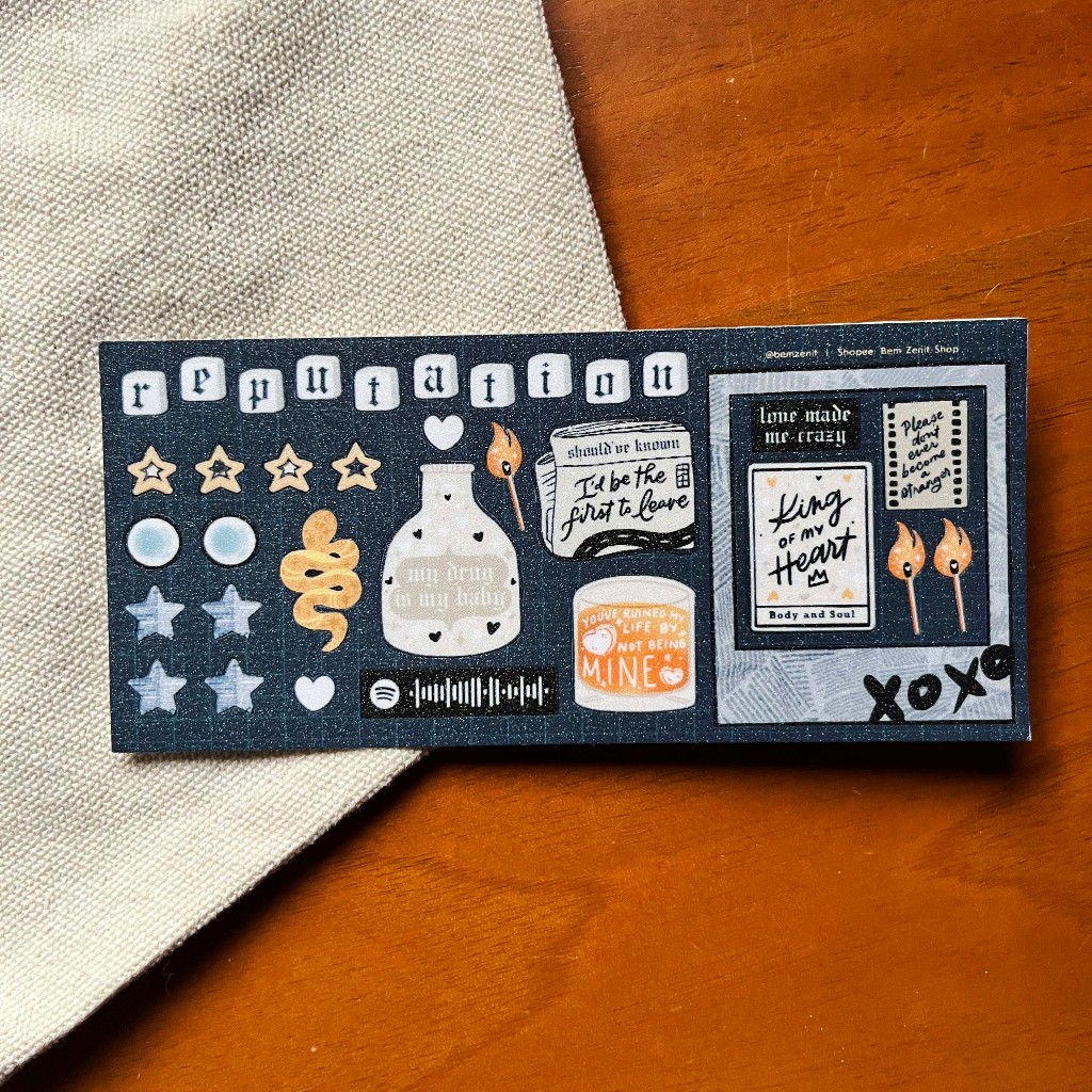 Reputation Era 2.5” x 5” Sticker Sheet | Shopee Philippines