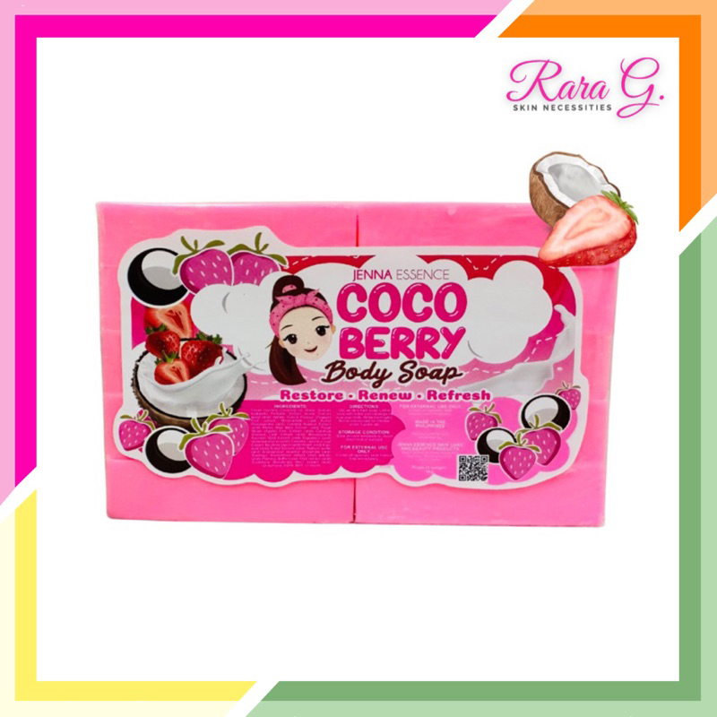 Jenna Essence Original Cocoberry Soap 10pcs per pack | Shopee Philippines
