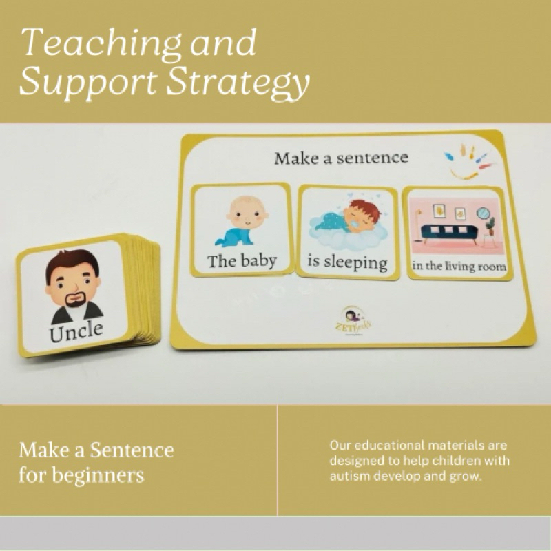 Make a Sentence for beginners Building Sentence Speech therapy | Shopee ...
