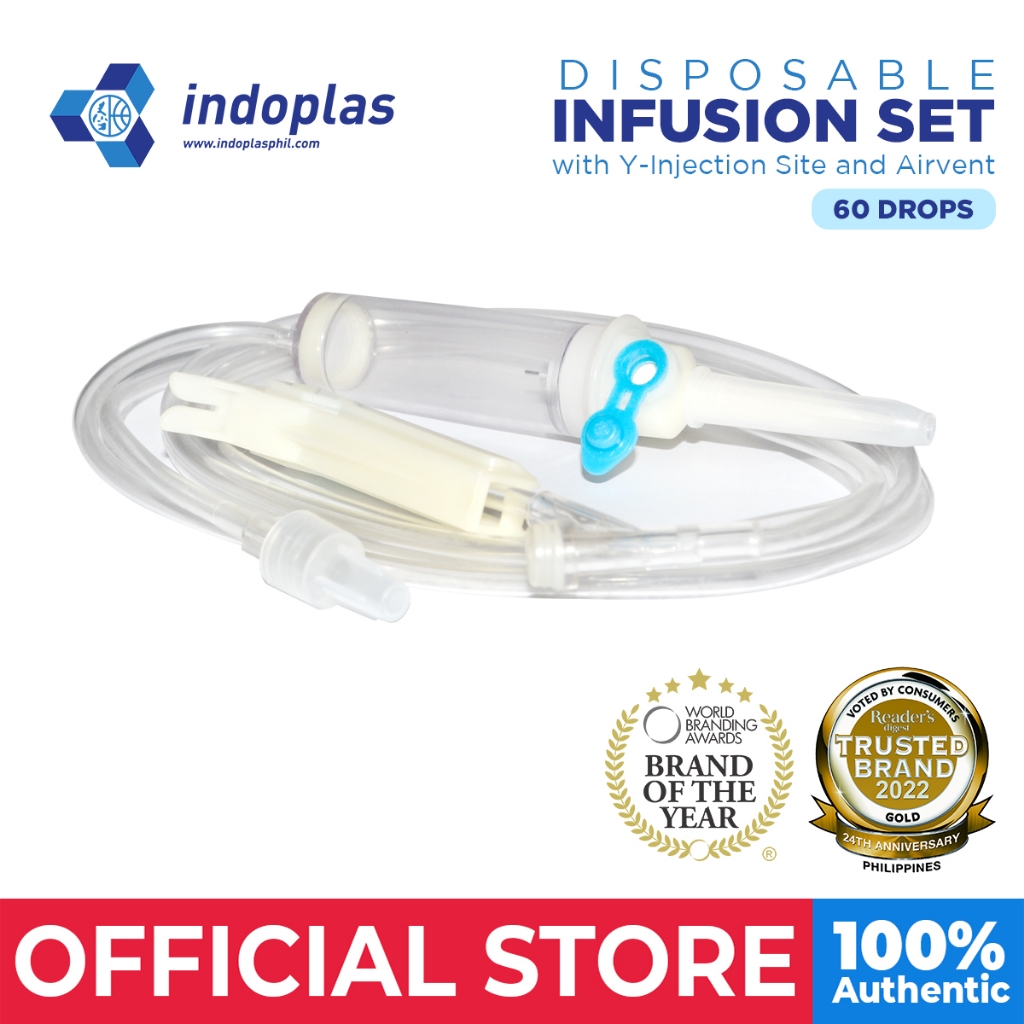 Indoplas Infusion Set - Microset (60 Drops) 1 Piece | Shopee Philippines