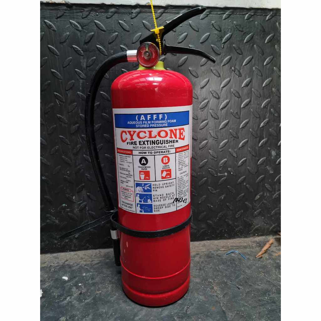 AFFF 10lbs Liquid Foam Fire Extinguisher 10 lbs FREE wall bracket ...