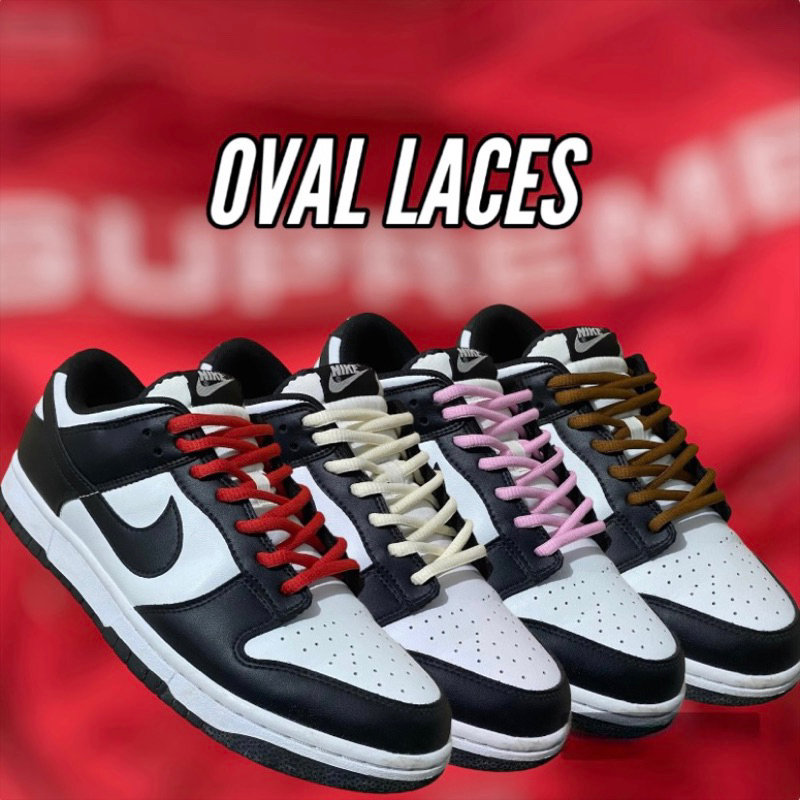 Premium Oval Laces (0.6CM WIDTH) | Shopee Philippines