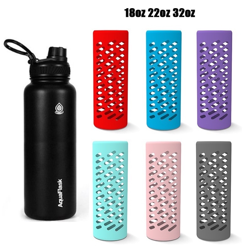 18oz 22oz 32oz 40oz Silicone Protective Case Sleeve for HydroFlasks ...