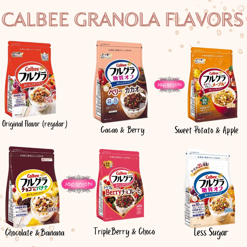 CALBEE Fruit Granola Assorted Flavors from Japan Frugra | Shopee ...