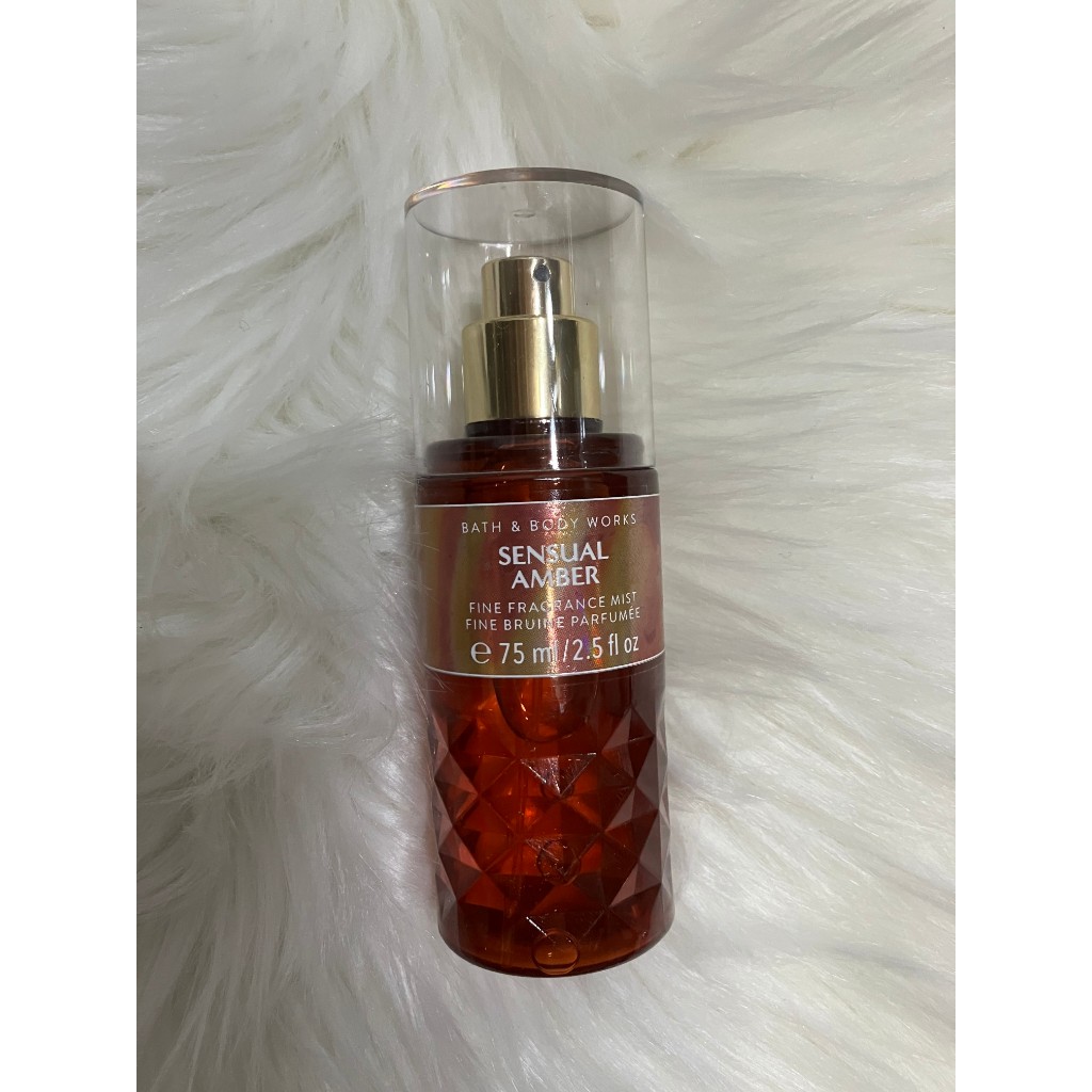 Body & Body Works Sensual Amber Travel Body Mist | Shopee Philippines