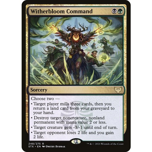 Witherbloom Command - Strixhaven: School of Mages (STX) | Shopee ...