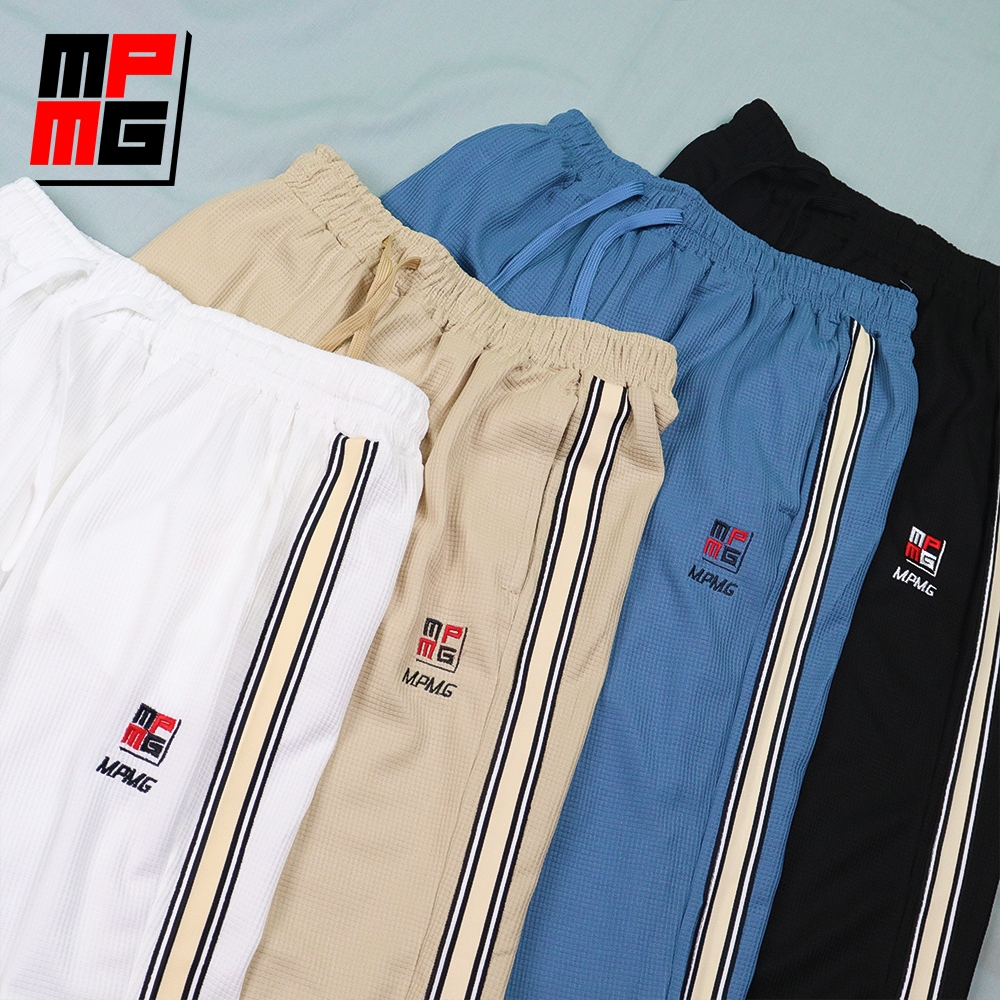 MPMG Waffle Track Pants for Men and Women with Pockets Clothes Unisex ...