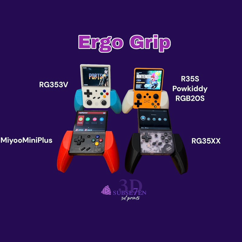 ERGO GRIP•Miyoo Mini Plus•Anbernic RG353V•RG35XX•R35S•R36S•Powkiddy ...