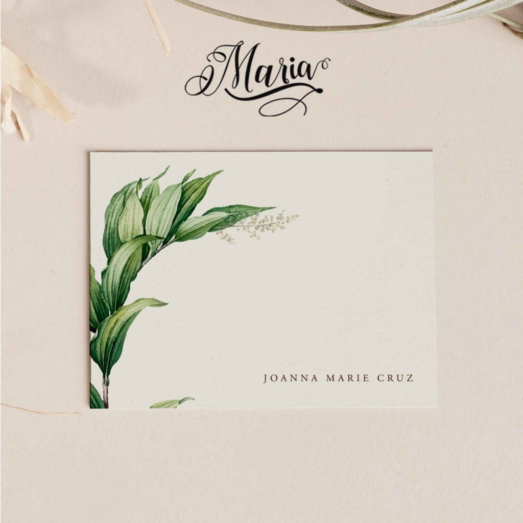 16 PCS Personalized Notecards NC011 | Shopee Philippines